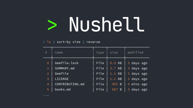 Nushell | DevSecOps and Platform Engineering Knowledgement